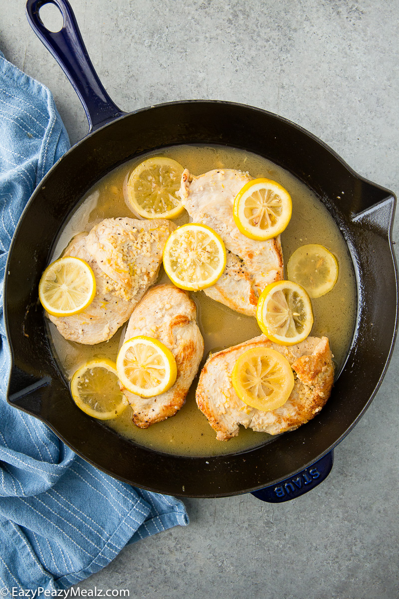 Lemon Garlic Butter Baked Chicken - Easy Peasy Meals