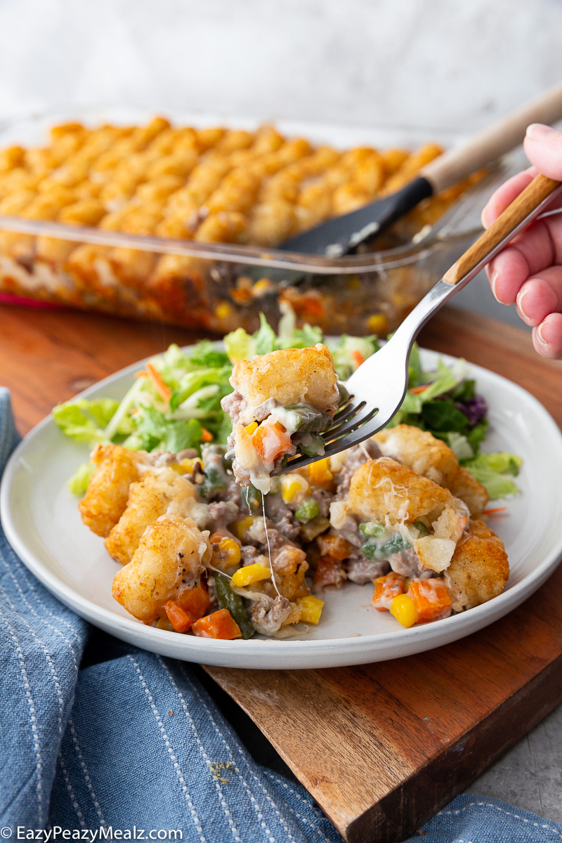 Tater Tot Casserole - Easy Peasy Meals